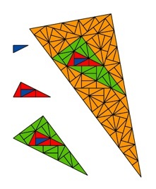A square full of triangles